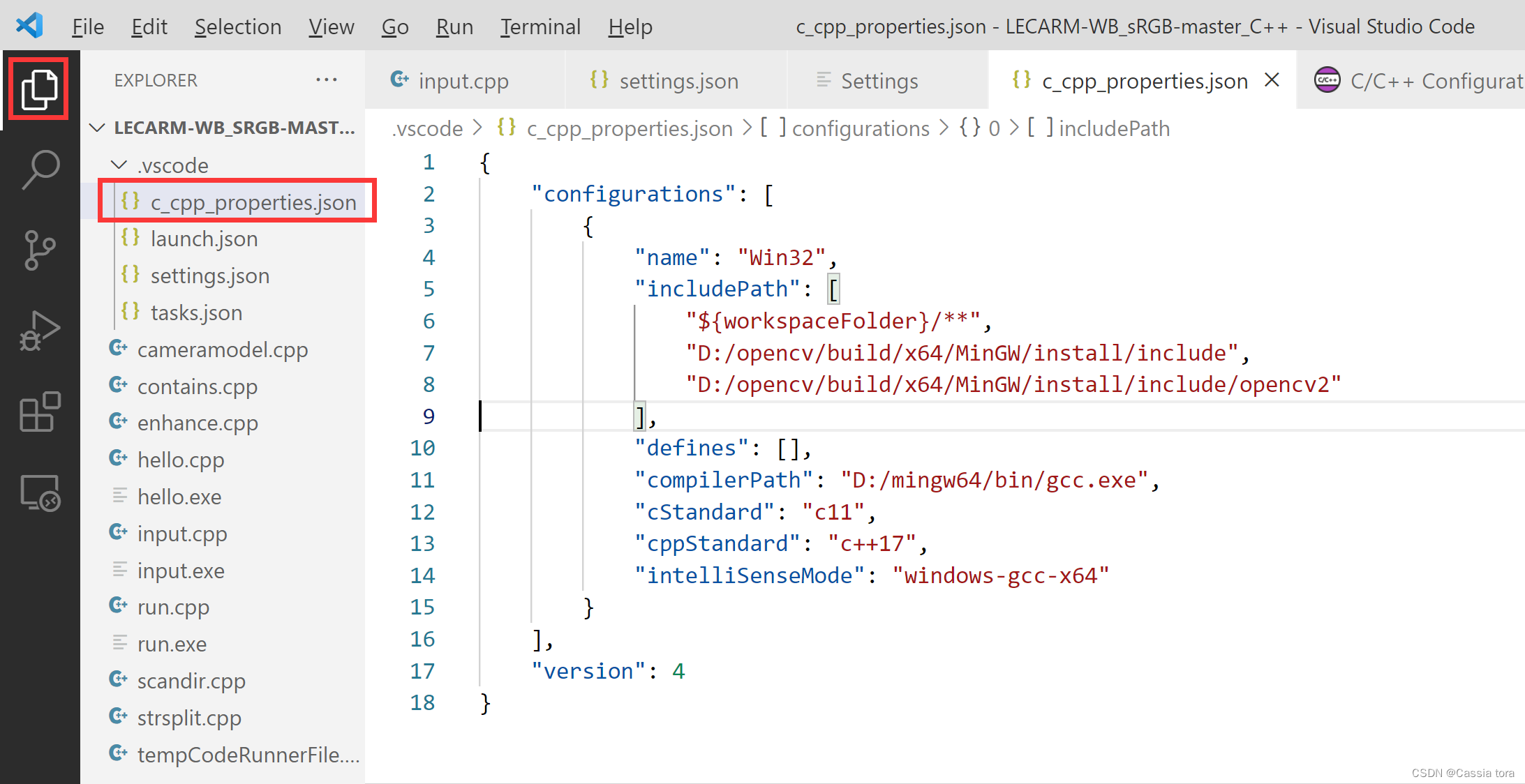 VSCode配置Opencv环境 - TC's Blog